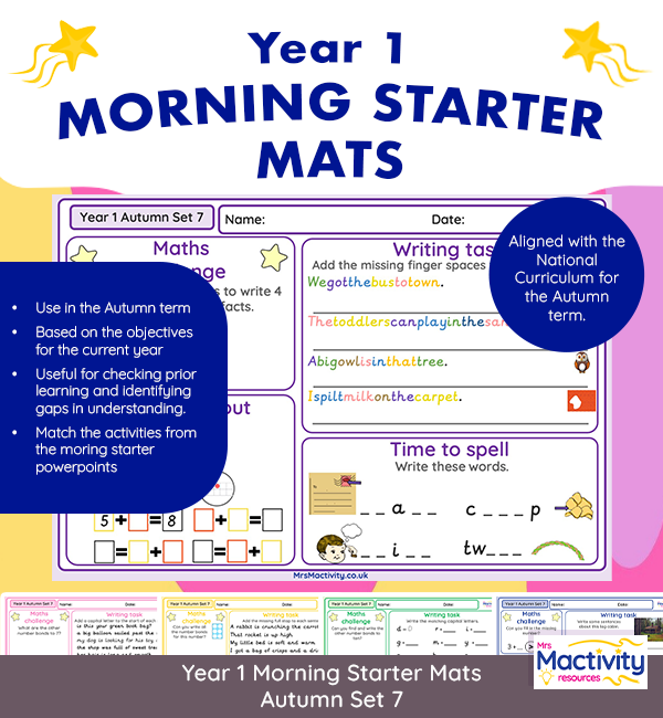 Morning Starters For EYFS, KS1 & KS2 – Daily PowerPoints & Activities