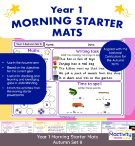 Year 1 Morning Starter Activities – PowerPoints & Mats For KS1 Early ...