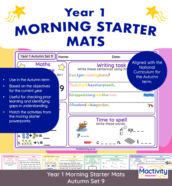 Morning Starters For EYFS, KS1 & KS2 – Daily PowerPoints & Activities