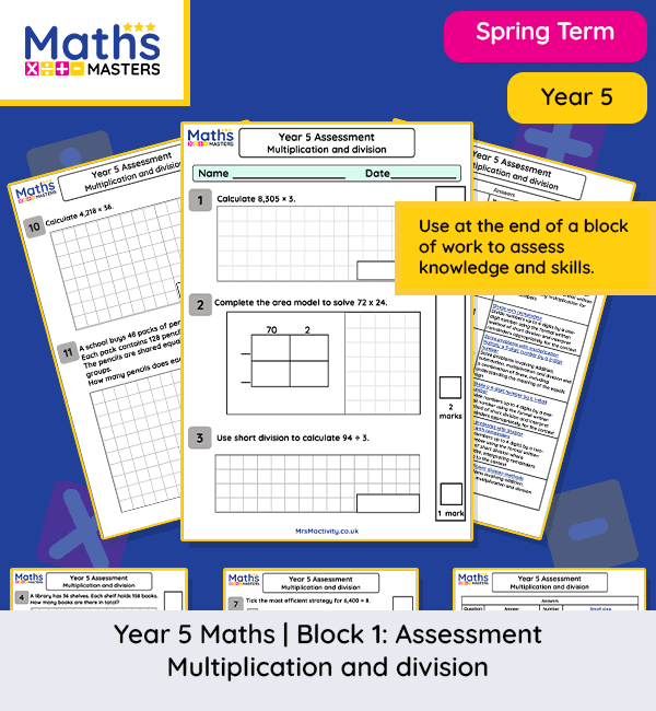 Year 5 Multiplication And Division Week 2 Lesson Pack